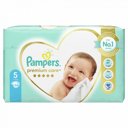 PAMPERS 5 PREMIUM CARE 11-18KG 44KOM