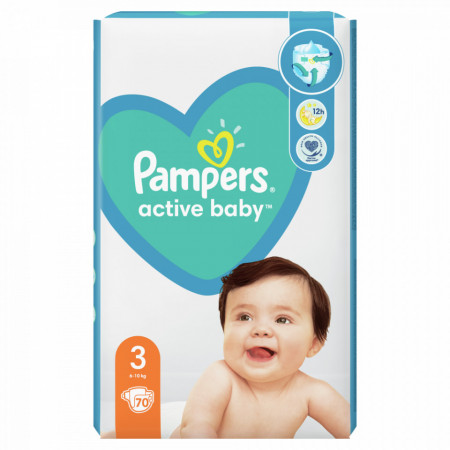 PAMPERS 3 MIDI 4-9KG 70KOM