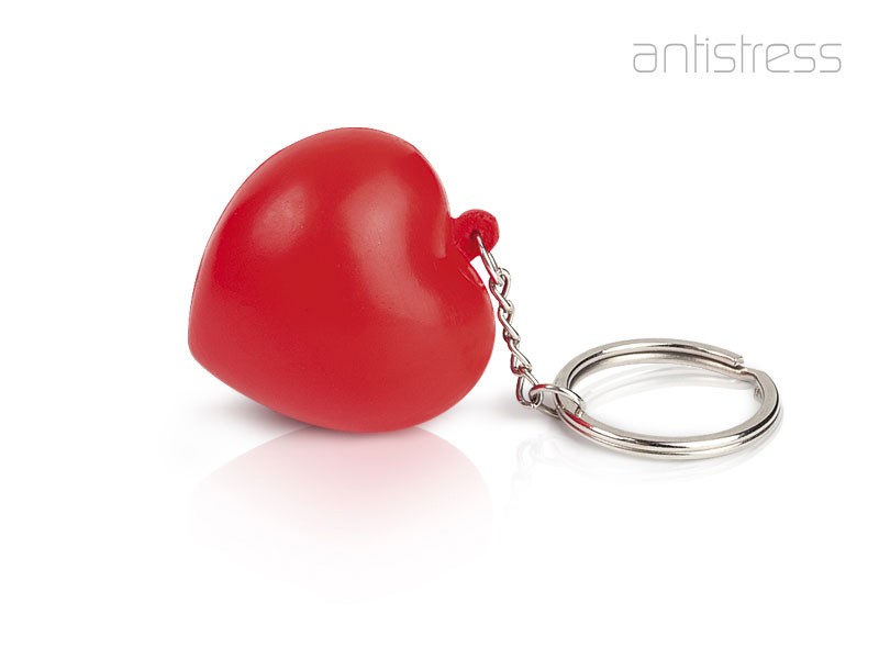 privezak sa antistres lopticom - HEART MINI