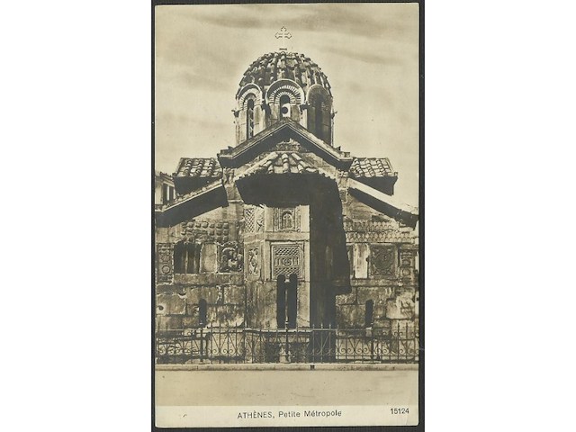 grcka atina greece athens petite metropole church 1926