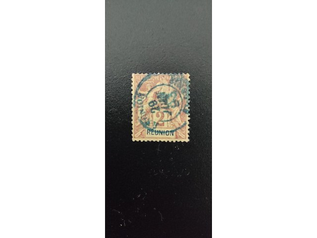 Reunion-1892 Inscription: `RÉUNION`