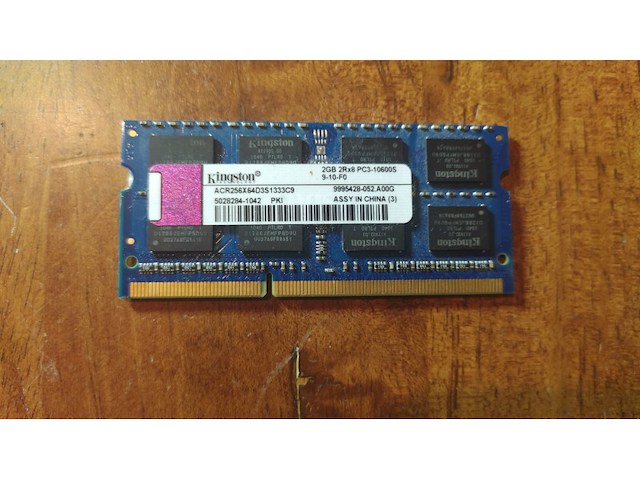 Ram memorija DDR3 Kingston 2GB ,   1333MHz , BR4