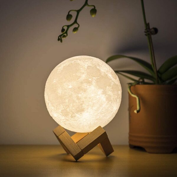 Velika 3D Mesec lampa – 15cm