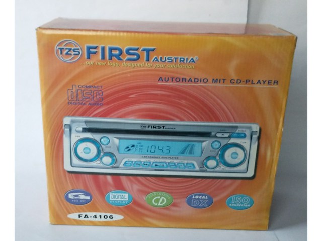 auto radio cd-player FIRST FA-4106 TZS Made in Austria