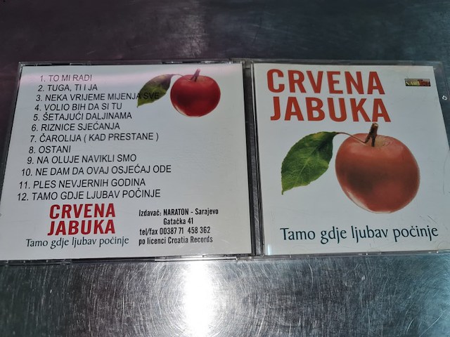 Crvena Jabuka - Tamo gdje ljubav počinje , ORIGINAL