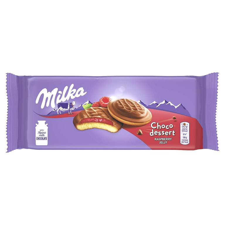 Milka Choco Dessert raspberry jelly 127,8g