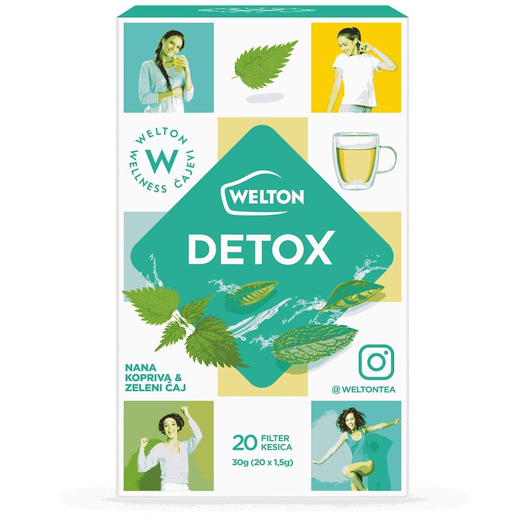 Welton detox čaj 24g