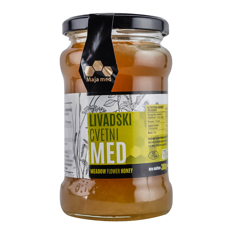 Maja med Livadski Cvetni Med 380g