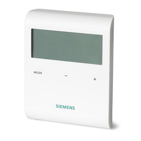 SIEMENS Sobni termostat RDD100.1