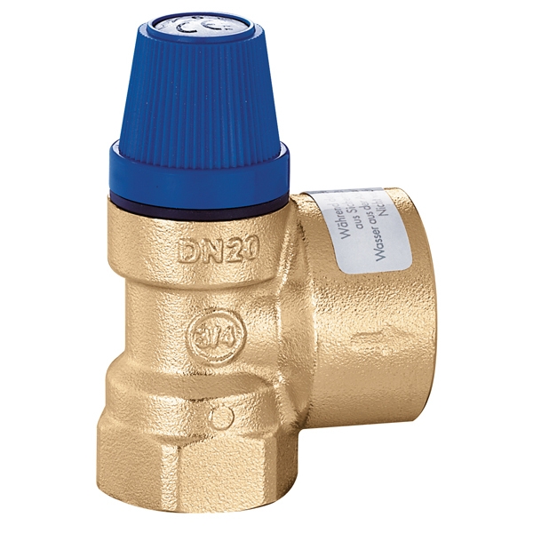 CALEFFI Sigurnosni ventil 538, 3/4", 8bar, sanitarni