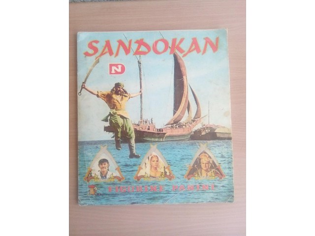 Album za sličice - Sandokan skroz PUN popunjen