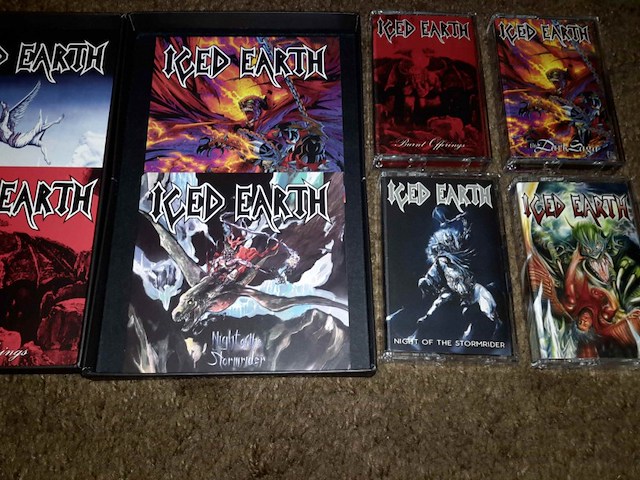 Iced Earth - 1990 - 1996 cassette collection , 4 kasete