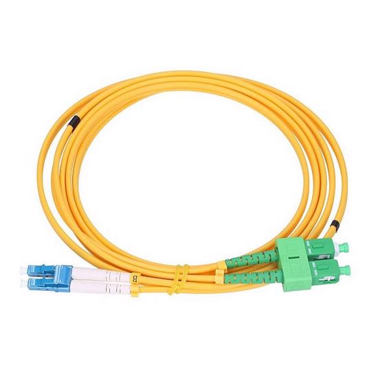 Extralink Patchcord SM LC/UPC-SC/APC DUP 3.0mm, 1m