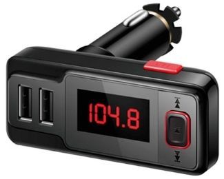 XWAVE - FM Transmitter T04 bluetooth crni microSD/dual USB + daljinski
