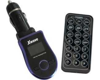 XWAVE - FM Transmitter BT65 plavi SD/USB + daljinski