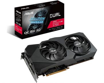 ASUS - AMD Radeon dual RX 5700 8GB 256bit dual DUAL-RX5700-O8G-EVO