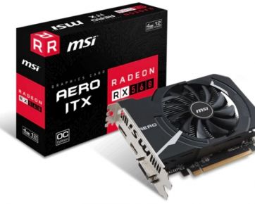 MSI - AMD Radeon RX 560 4GB 128bit RX 560 AERO ITX 4G OC