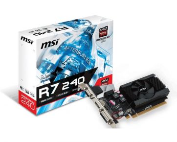 MSI - AMD Radeon R7 240 2GB 64bit R7 240 2GD3 64b LP