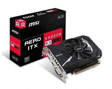 MSI - AMD Radeon RX 550 4GB 128bit RX550 AERO ITX 4G OC