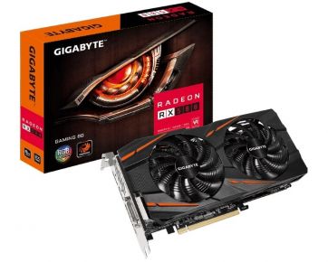 GIGABYTE - AMD Radeon RX 580 8GB 256bit GV-RX580GAMING-8GD rev.1.1