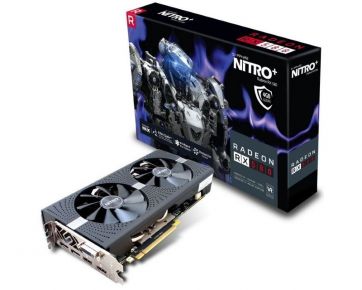 SAPPHIRE - AMD Radeon RX 580 4GB 256bit NITRO+ RX 580 4G D5 OC (11265-07-20G)