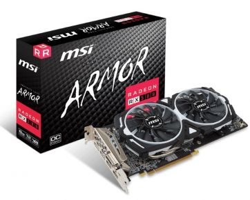 MSI - AMD Radeon RX 580 8GB 256bit RX 580 ARMOR 8G