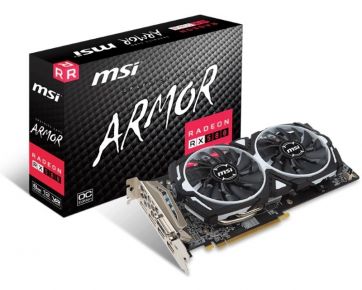MSI - AMD Radeon RX 580 8GB 256bit RX 580 ARMOR 8G OC