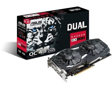 ASUS - AMD Radeon RX 580 4GB DUAL-RX580-O4G