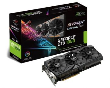 ASUS - nVidia GeForce GTX 1080 8GB 256bit STRIX-GTX1080-O8G-GAMING