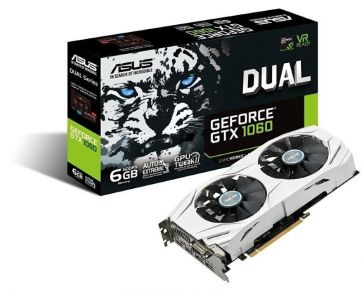 ASUS - nVidia GeForce GTX 1060 6GB 192bit DUAL-GTX1060-6G