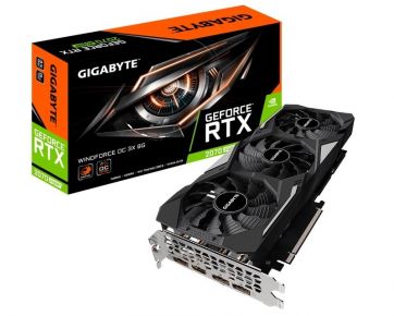 GIGABYTE - nVidia WINDFORCE GeForce RTX 2070 8GB 256bit GV-N207SWF3OC-8GD