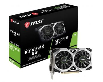 MSI - nVidia GeForce GTX 1650 4GB 128bit GTX 1650 VENTUS XS 4G OC