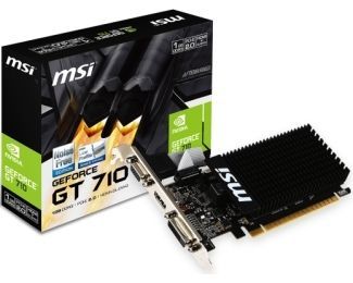 MSI - nVidia GeForce GT 710 1GB 64bit GT 710 1GD3H LP