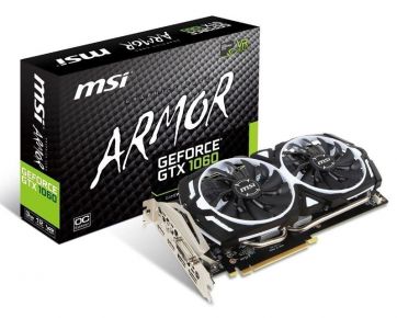 MSI - nVidia GeForce GTX 1060 3GB 192bit GTX 1060 ARMOR 3G V1