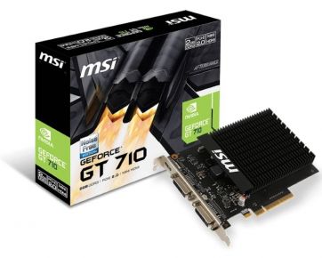MSI - nVidia GeForce GT 710 2GB 64bit GT 710 2GD3H H2D