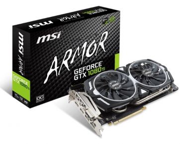 MSI - nVidia GeForce GTX 1080 Ti 11GB 352bit GTX 1080 Ti ARMOR 11G OC