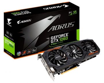 GIGABYTE - nVidia GeForce GTX 1060 6GB 192bit GV-N1060AORUS-6GD rev.2.0