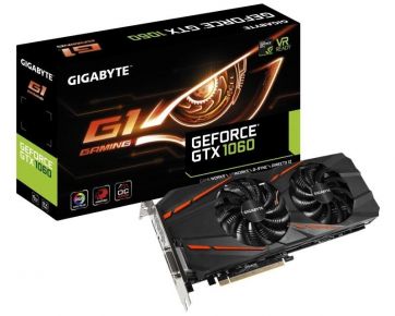 GIGABYTE - nVidia GeForce GTX 1060 6GB 192bit GV-N1060G1 GAMING-6GD rev 2.0
