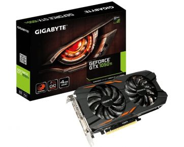 GIGABYTE - nVidia GeForce GTX 1050 Ti 4GB 128bit GV-N105TWF2OC-4GD rev.1.0