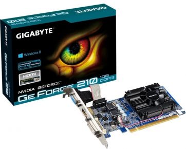 GIGABYTE - nVidia GeForce 210 1GB 64bit GV-N210D3-1GI rev.6.0