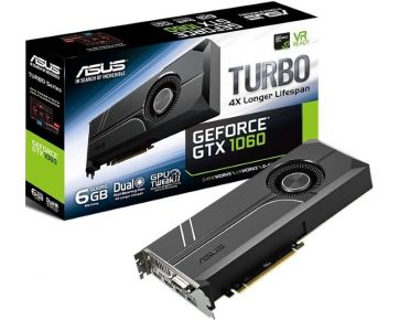 ASUS - nVidia GeForce GTX 1060 6GB 192bit TURBO-GTX1060-6G
