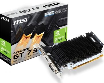 MSI - nVidia GeForce GT 730 2GB 64bit N730K-2GD3H/LP