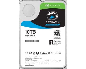 SEAGATE - 10TB 3.5" SATA III 256MB ST10000VE0008 SkyHawk Surveillance HDD