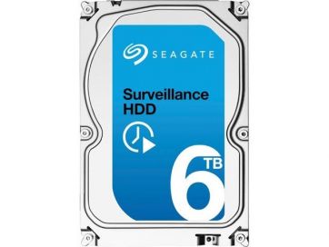SEAGATE - 6TB 3.5" SATA III 128MB ST6000VX0001 Surveillance HDD