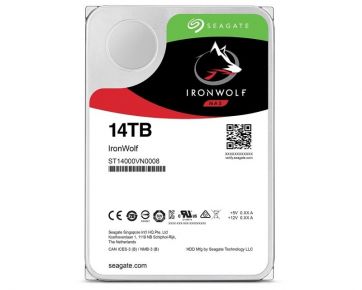 SEAGATE - 14TB 3.5" SATA III 256MB ST14000VN0008 Ironwolf Guardian HDD