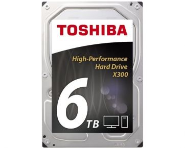 TOSHIBA - 6TB 3.5" SATA III 128MB 7.200rpm HDWE160UZSVA X300 series bulk