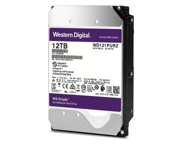 WD - 12TB 3.5" SATA III 256MB 7200rpm WD121PURZ