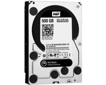 WD - 500GB 3.5" SATA III 64MB 7.200rpm WD5003AZEX Black