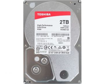 TOSHIBA - 2TB 3.5" SATA III 64MB 7.200rpm HDWD120UZSVA P300 series bulk