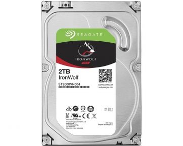 SEAGATE - 2TB 3.5" SATA III 64MB ST2000VN004 IronWolf NAS